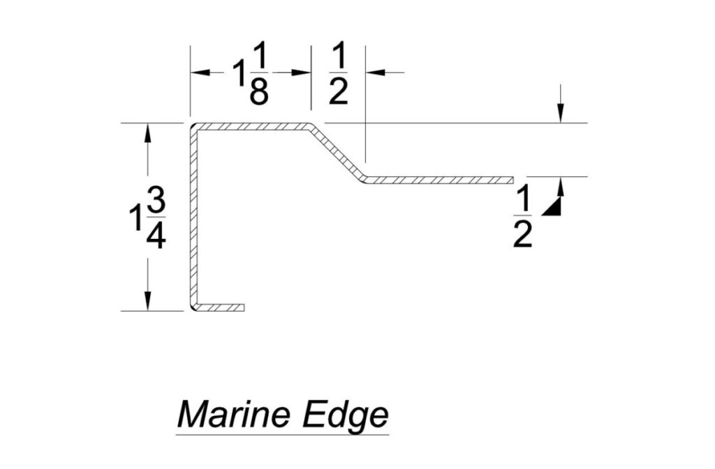 Edge Profiles – Another Dimension Stainless Steel – Calgary Stainless Steel
